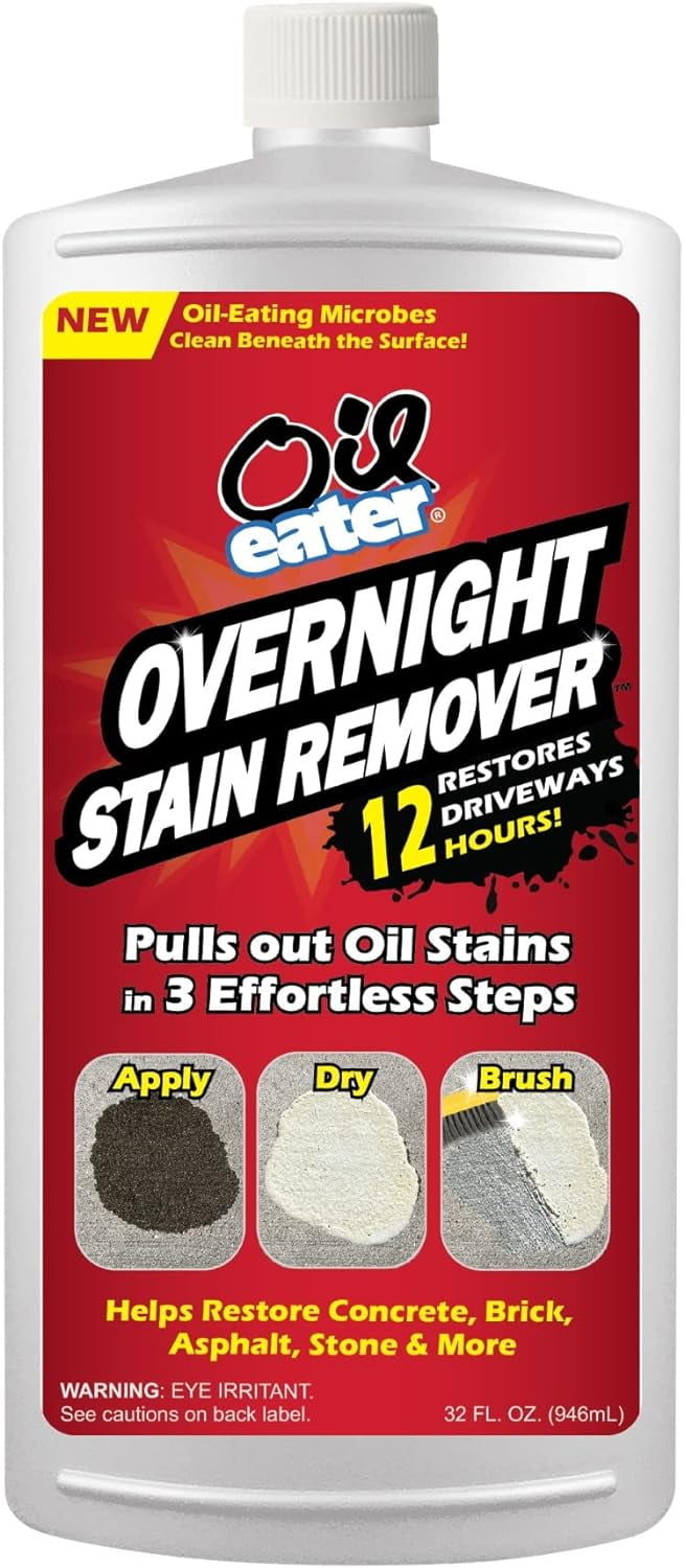 Oil Eater 40oz Overnight Stain Remover for Oil Stains on Driveways ...