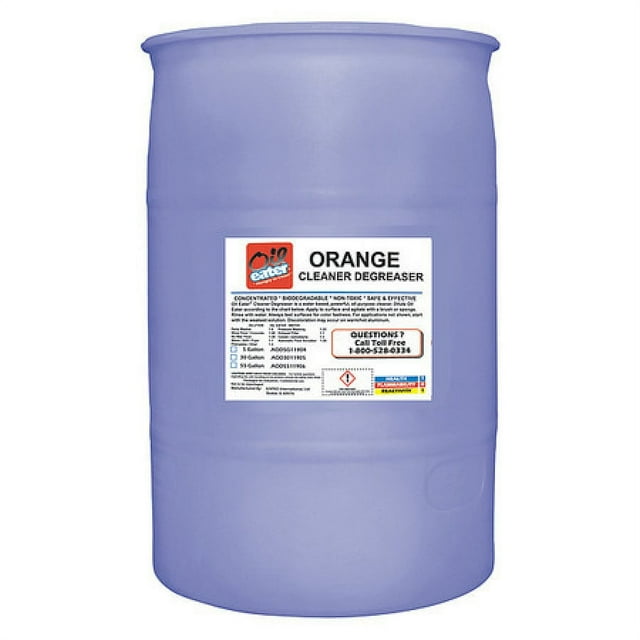 Oil Eater Orange Cleaner Degreaser- 55 Gallon Drum - Walmart.com