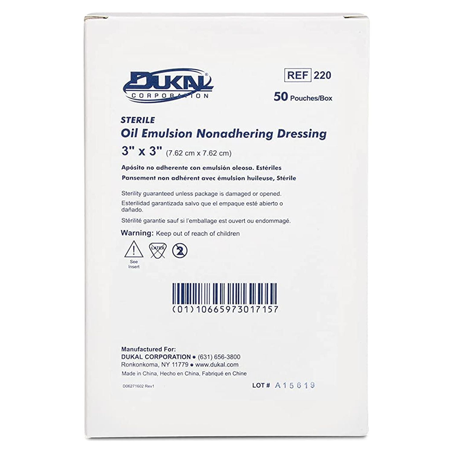 Oil Emulsion Dressing Enhanced Wound Drainage & Healing Pack of 50 ...