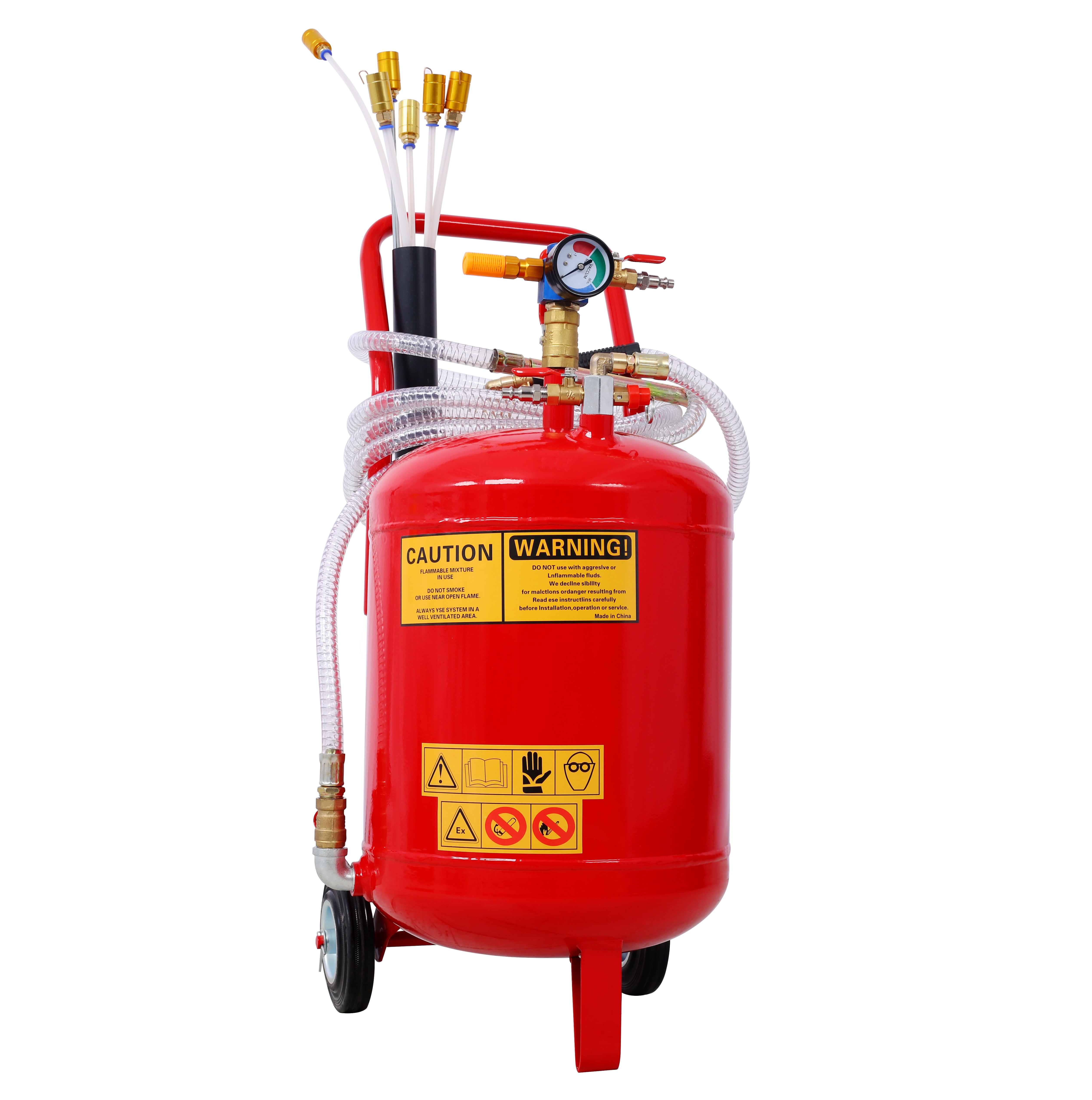 Oil Extractor, Portable Air Pneumatic Waste Oil Garage Extractor Drain ...