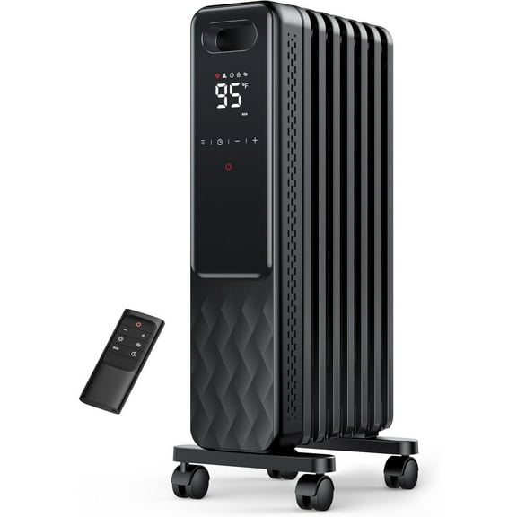 Oil Filled Radiator, Electric Radiant Heaters for indoor use Large Room ...