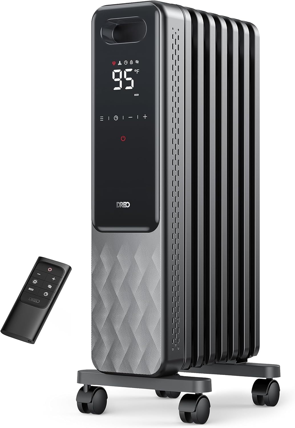 Oil Filled Radiator, Electric Radiant Heaters for indoor use Large Room ...