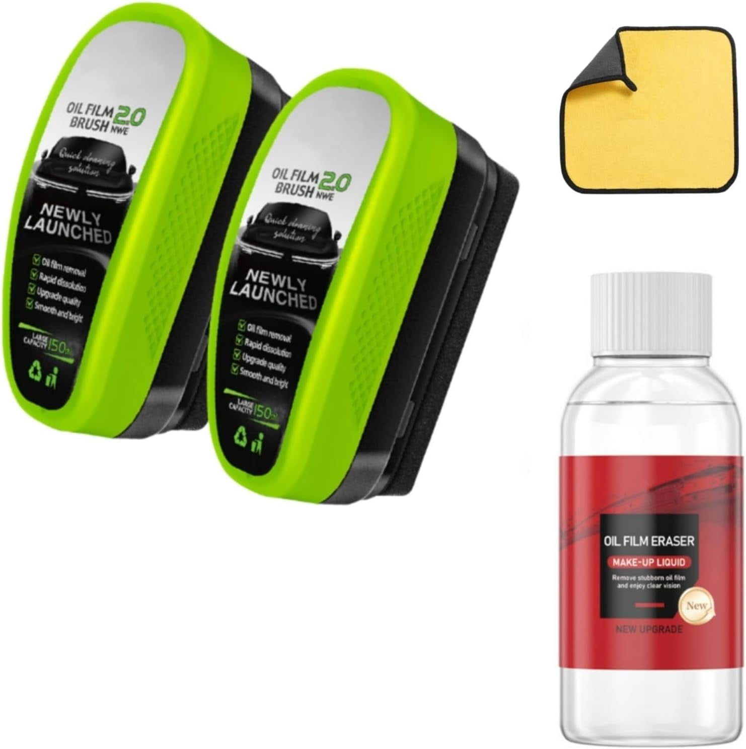 Oil Film Cleaning Brush for car Windows，Jet Dry Shop Wind Shield ...