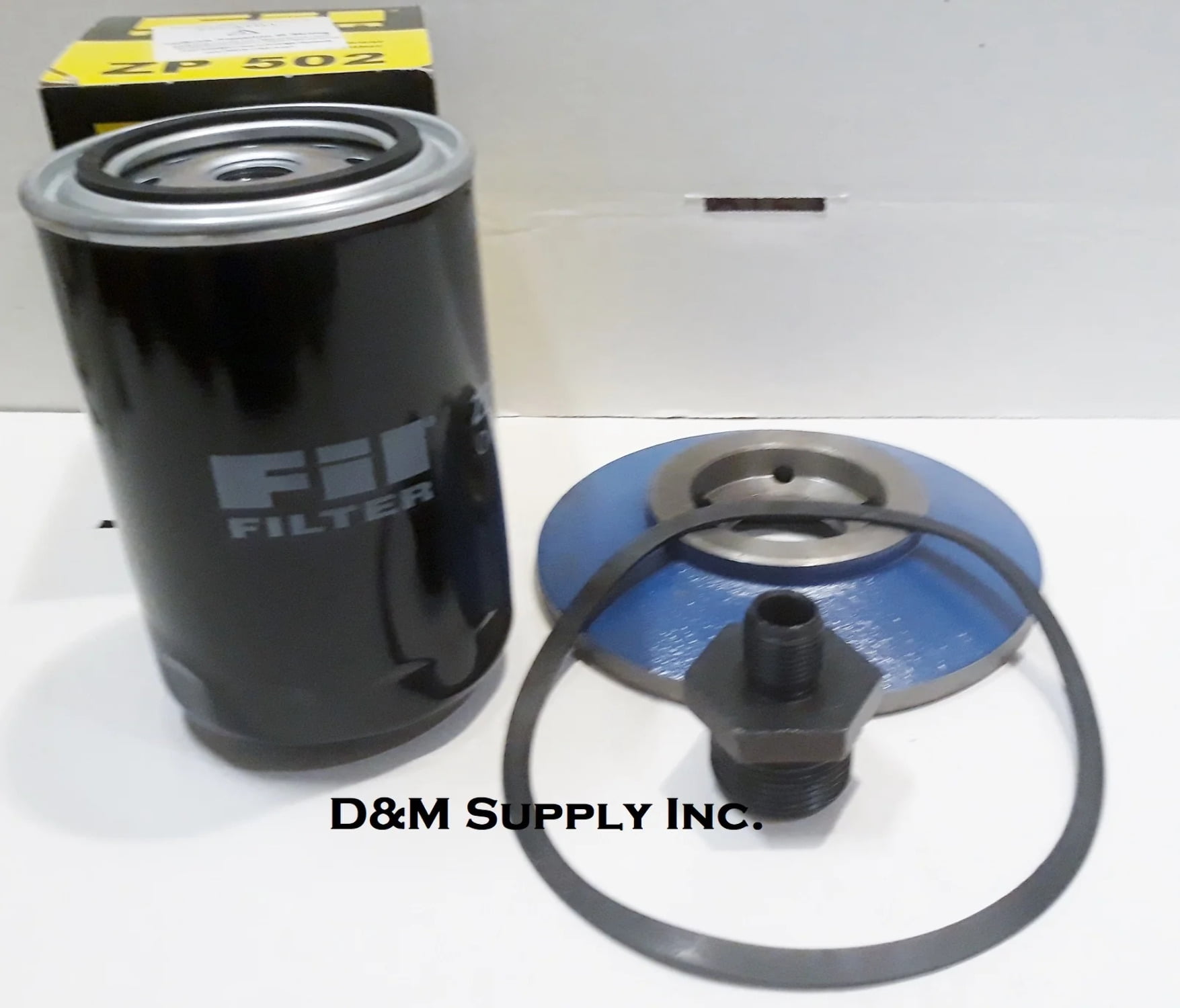 Oil Filter Adapter Kit with Heavy Duty Filter to Fit Ford Tractor 2000 ...