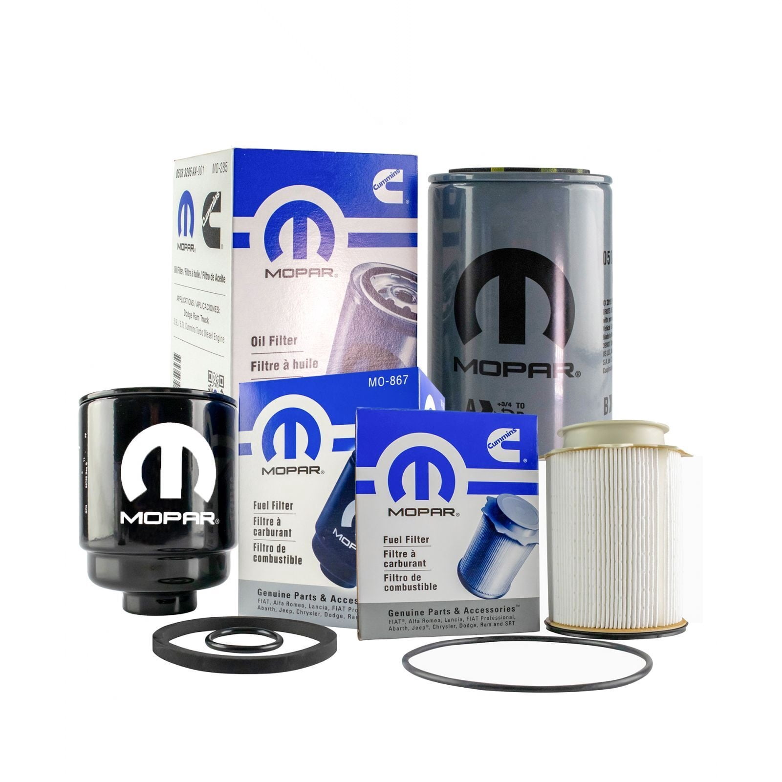 Oil Filter Fuel Filter Service Kit for 2013-2018 for Ram 2500 3500 4500 ...