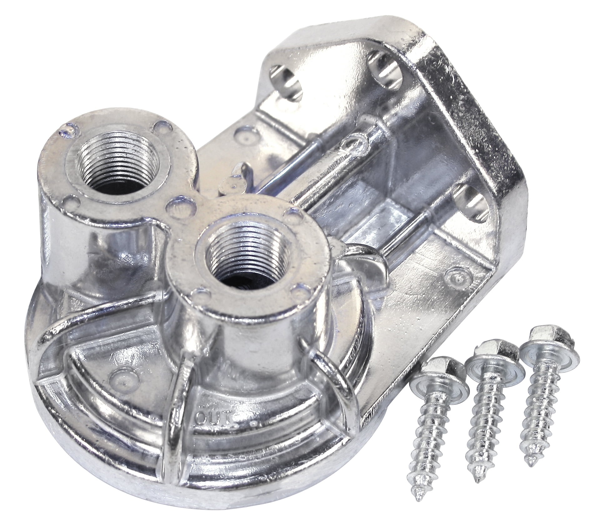 Oil Filter Mount Adapter with Top Ports for External Spin On Filter ...