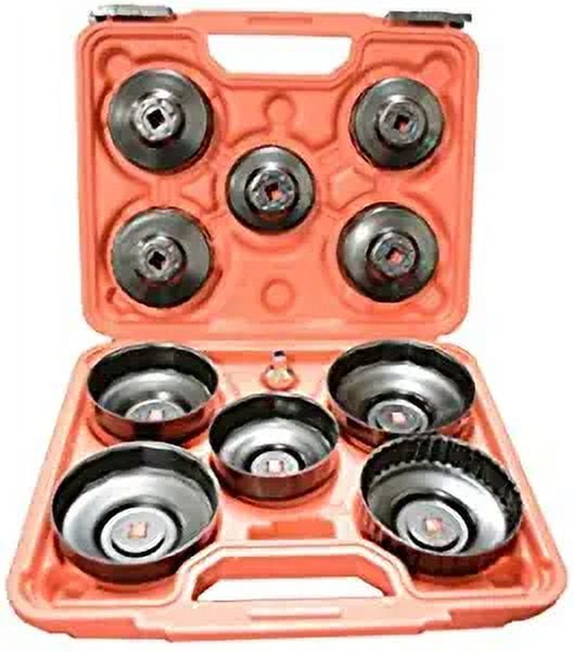 Oil Filter Socket Caps Wrench Set 1/2" & 3/8" Drive (11 Piece Set ...