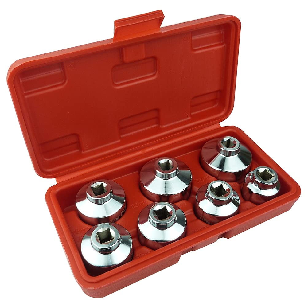 Oil Filter Socket Set, Oil Filter Wrench Set includes 24mm,27mm,29mm ...