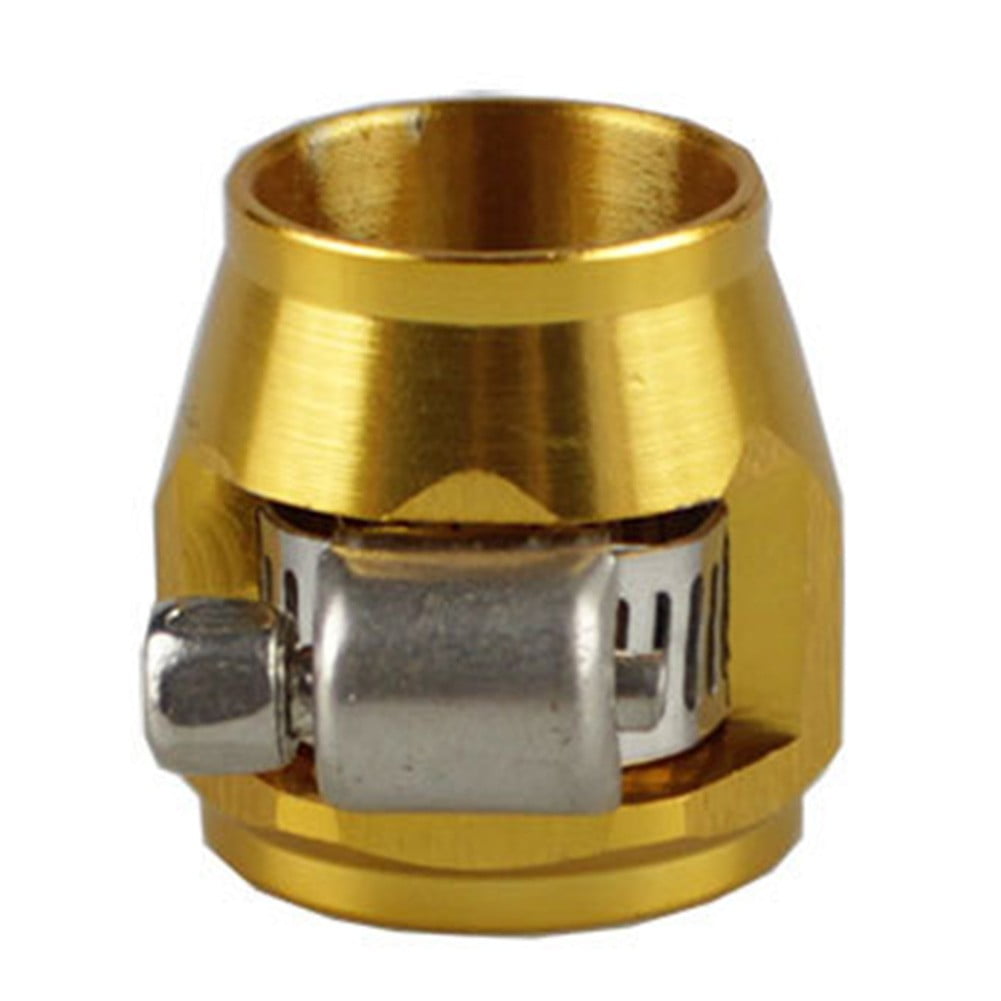 Oil Finisher Clamps AN4 Fitting Fuel Pipe Clip Oil Water Tube Mesh Hose ...