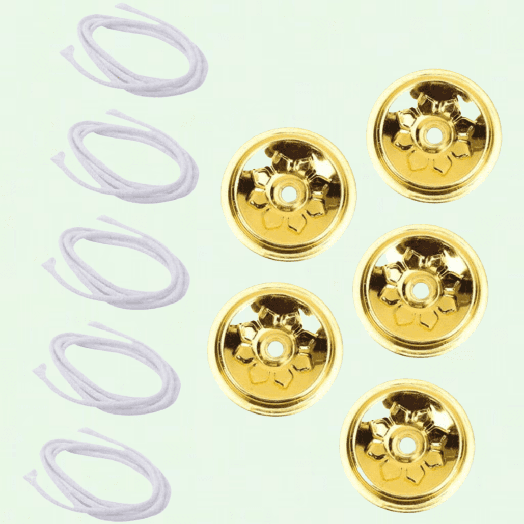 Oil Float Wick Set with Aromatherapy Burner Wick and Candle Floating ...