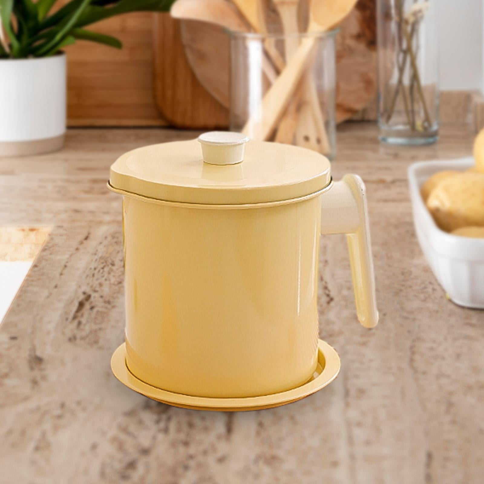 Oil Fryer Oil Strainer Pot Storing Frying Oil Cooking Oil Portable Oil ...