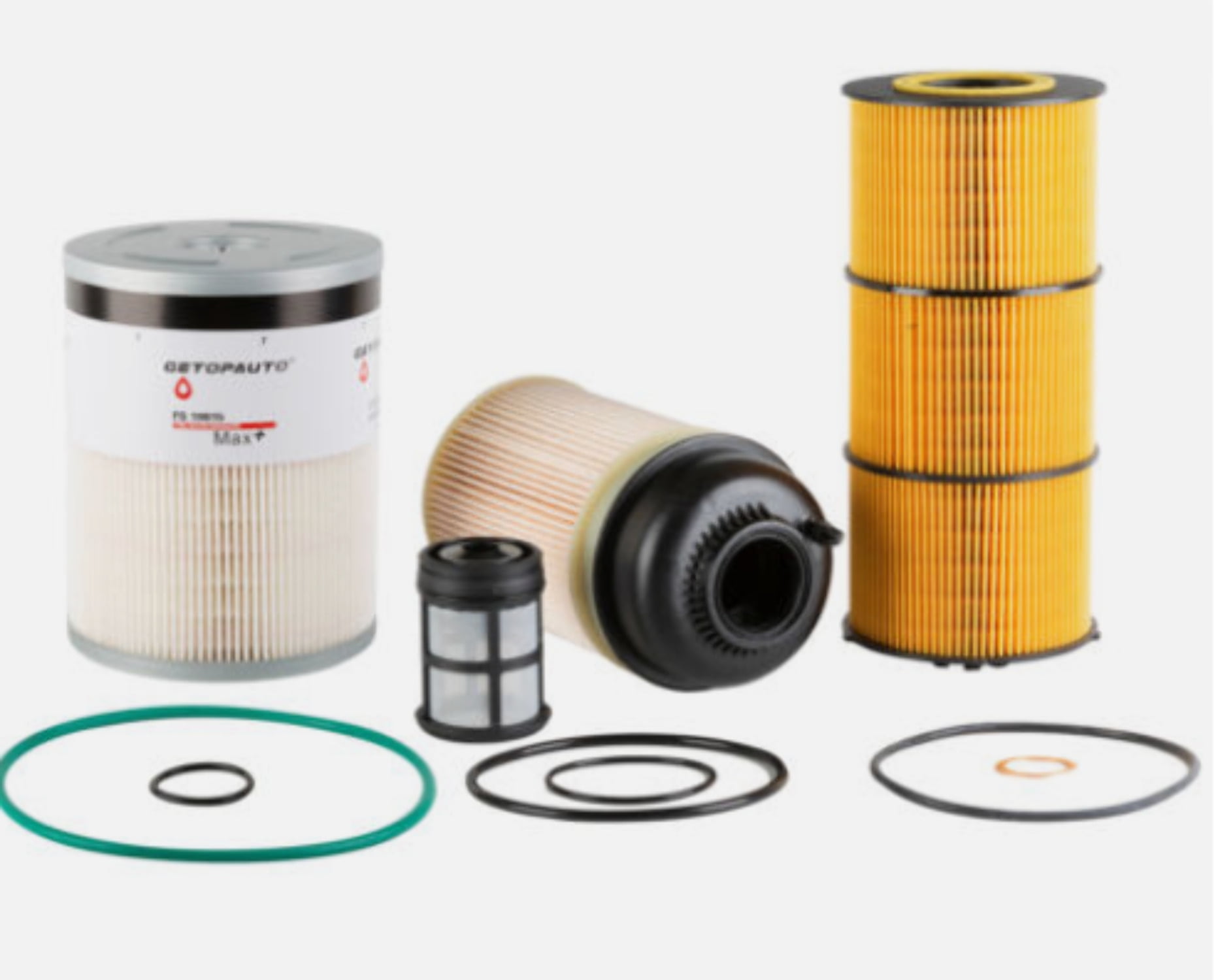 Oil Fuel Filter Kit Fit Compatible with Freightliner DD13 DD15 DD16 ...