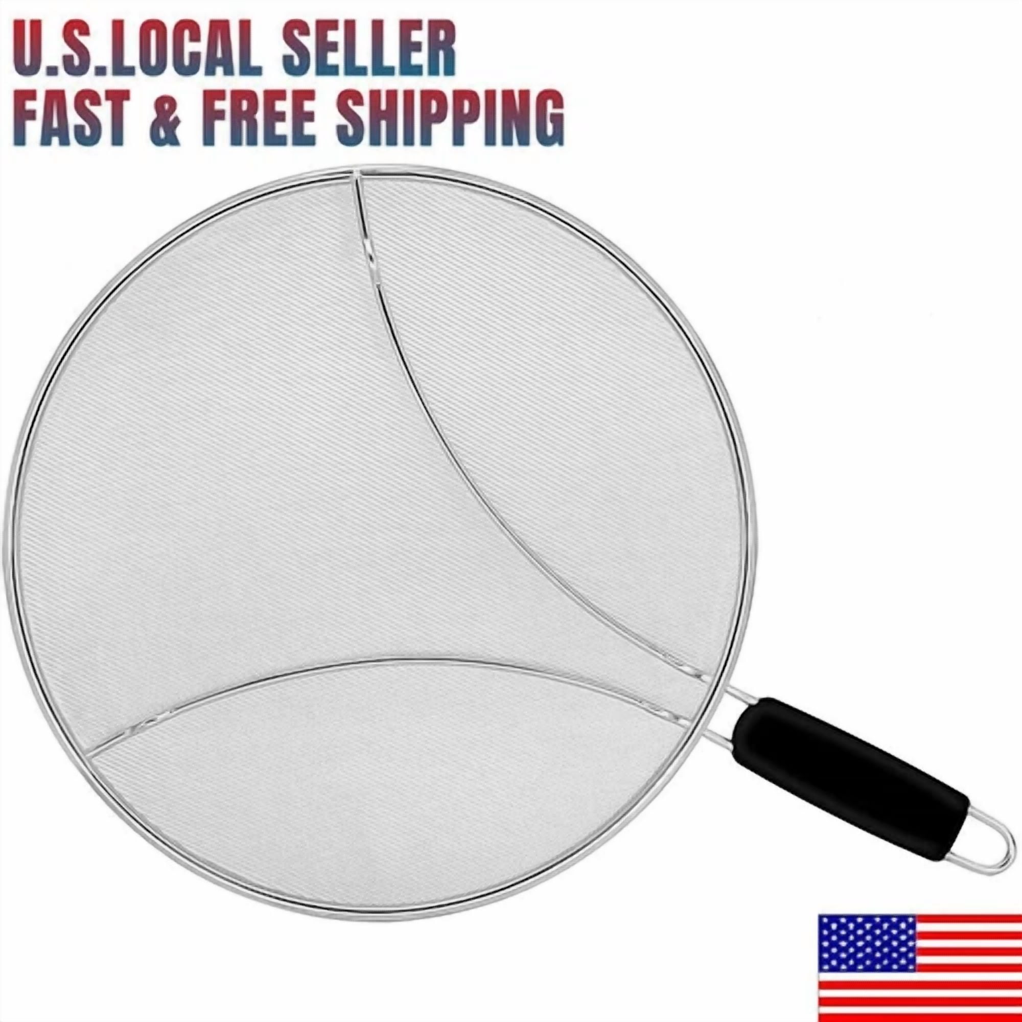 Oil Grease Splatter Screen For Frying Pan 11.3 Splash Guard Prevent ...