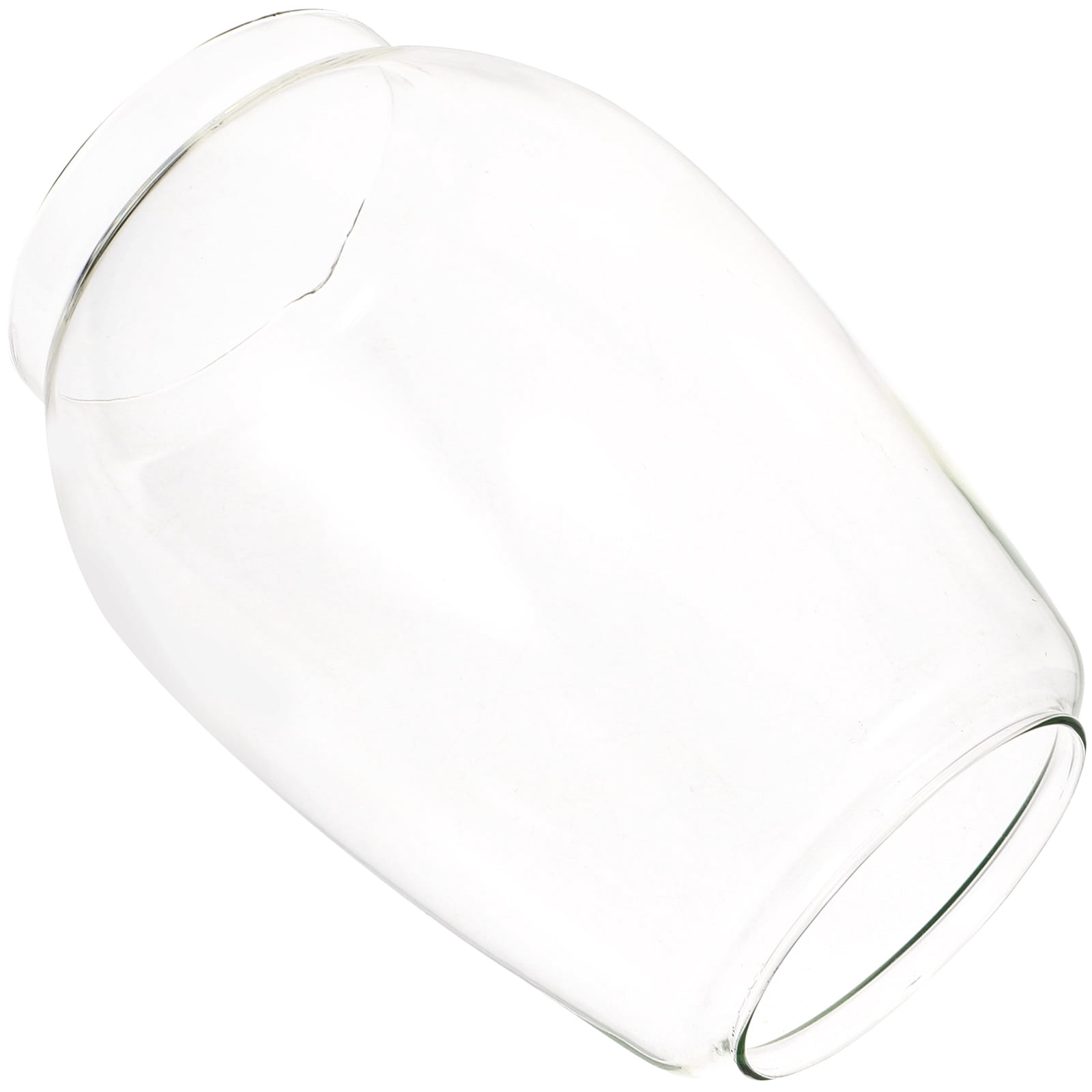 FENGGUIQU Retro Style Round Glass Cover for Oil Lamp Transparent ...