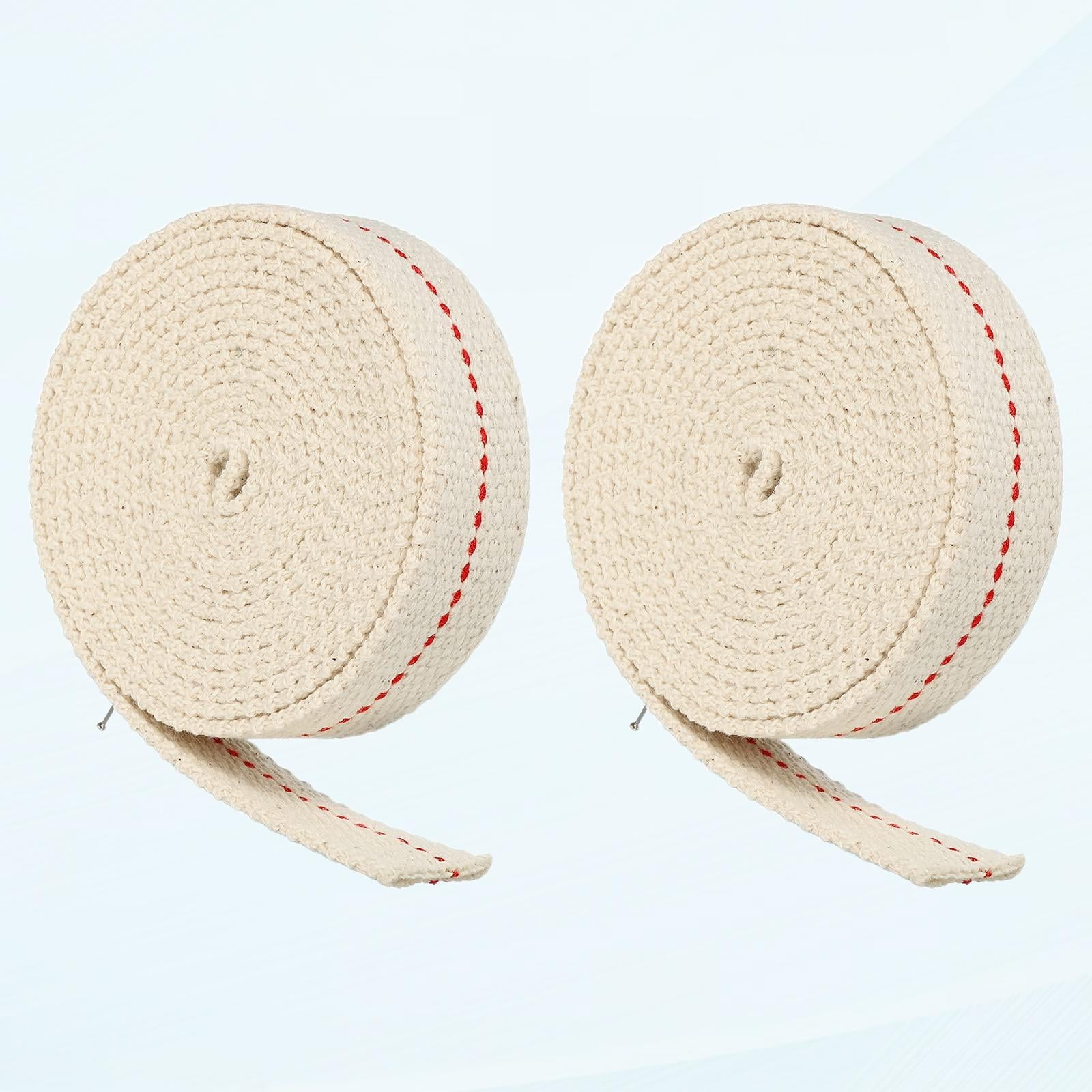 Oil Lamp Cell 7/8 Inch Wide Flat 6.5 Path Lantern Cotton Wick with Red ...