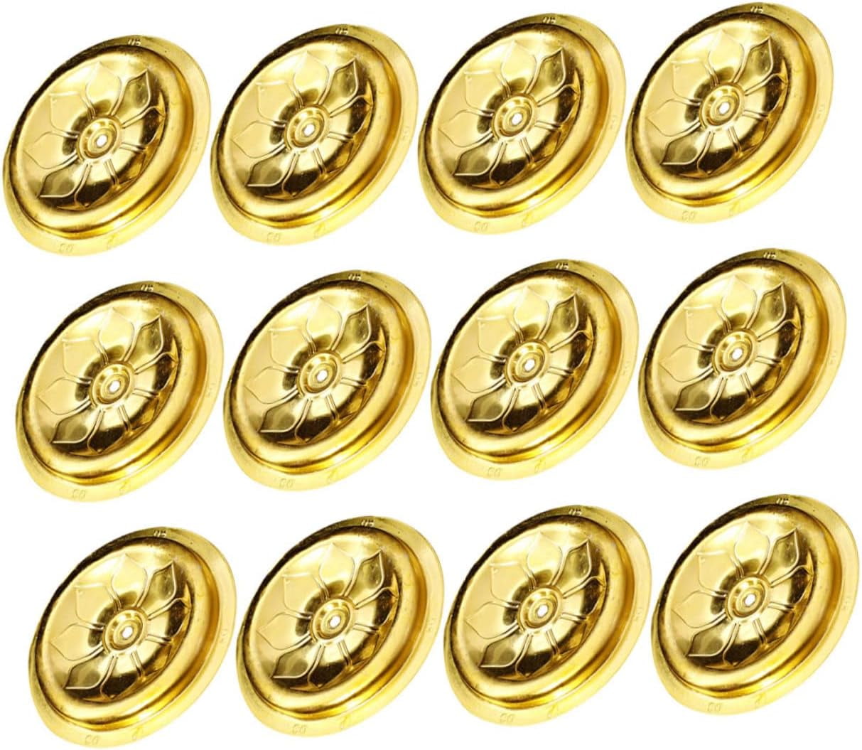 Oil Lamp Oil Float Botanical Decor Metal Serving Tray Metal Holder ...