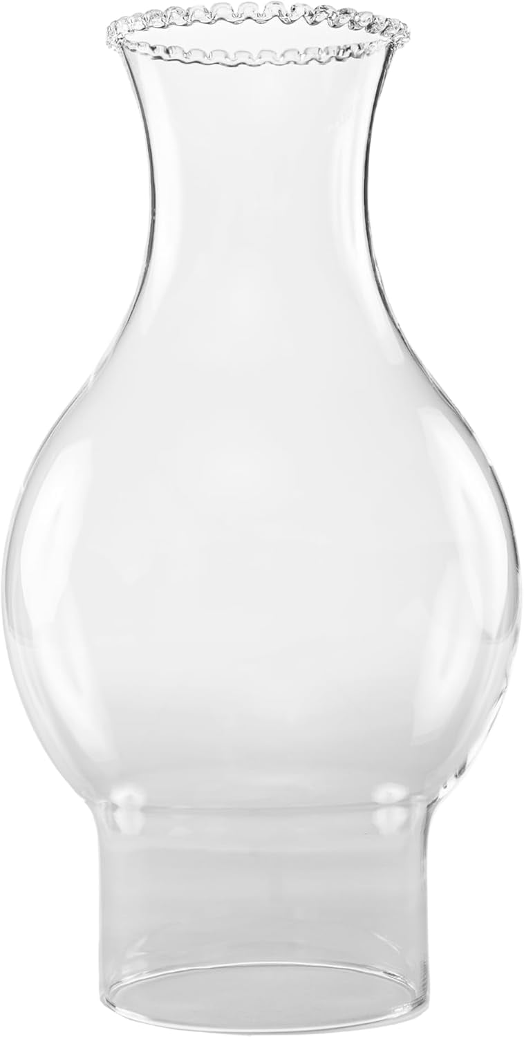 Oil Lamp Replacement Chimneys (3" x 8 1/2" Beaded) - Walmart.com