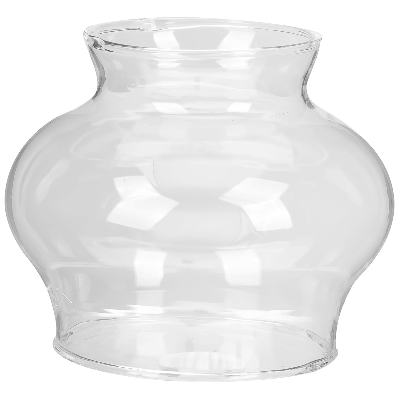 Clear Glass Oil Lamp Shade Kerosene Lamp Cover Windproof 1 Set Oil Lamp ...