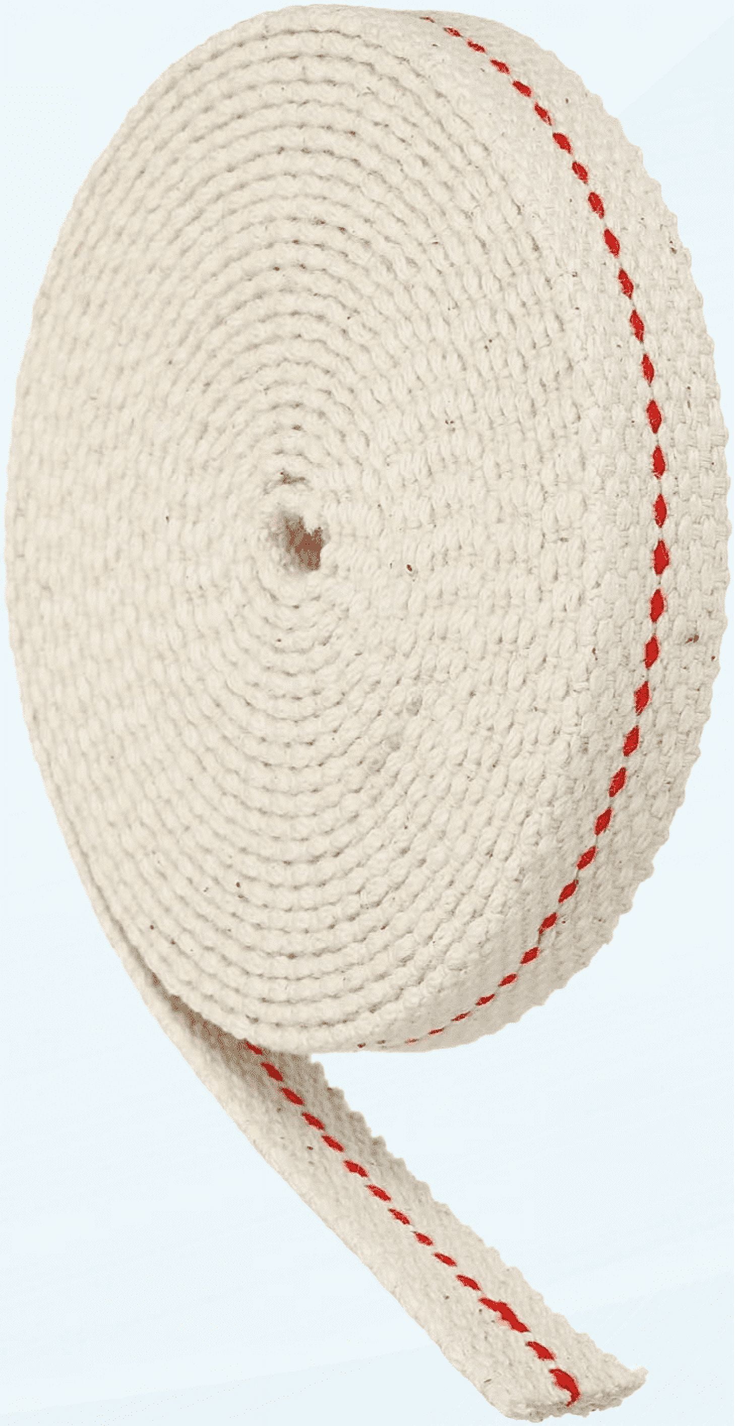 Oil Lamp Wick 1/2 Inch Flat Wide 10 Foot Cotton Lanterns Wick with Red ...
