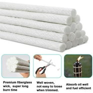 Ashata 12pc Replacement Fiberglass Tiki Wick for Wine Bottle Torches ...