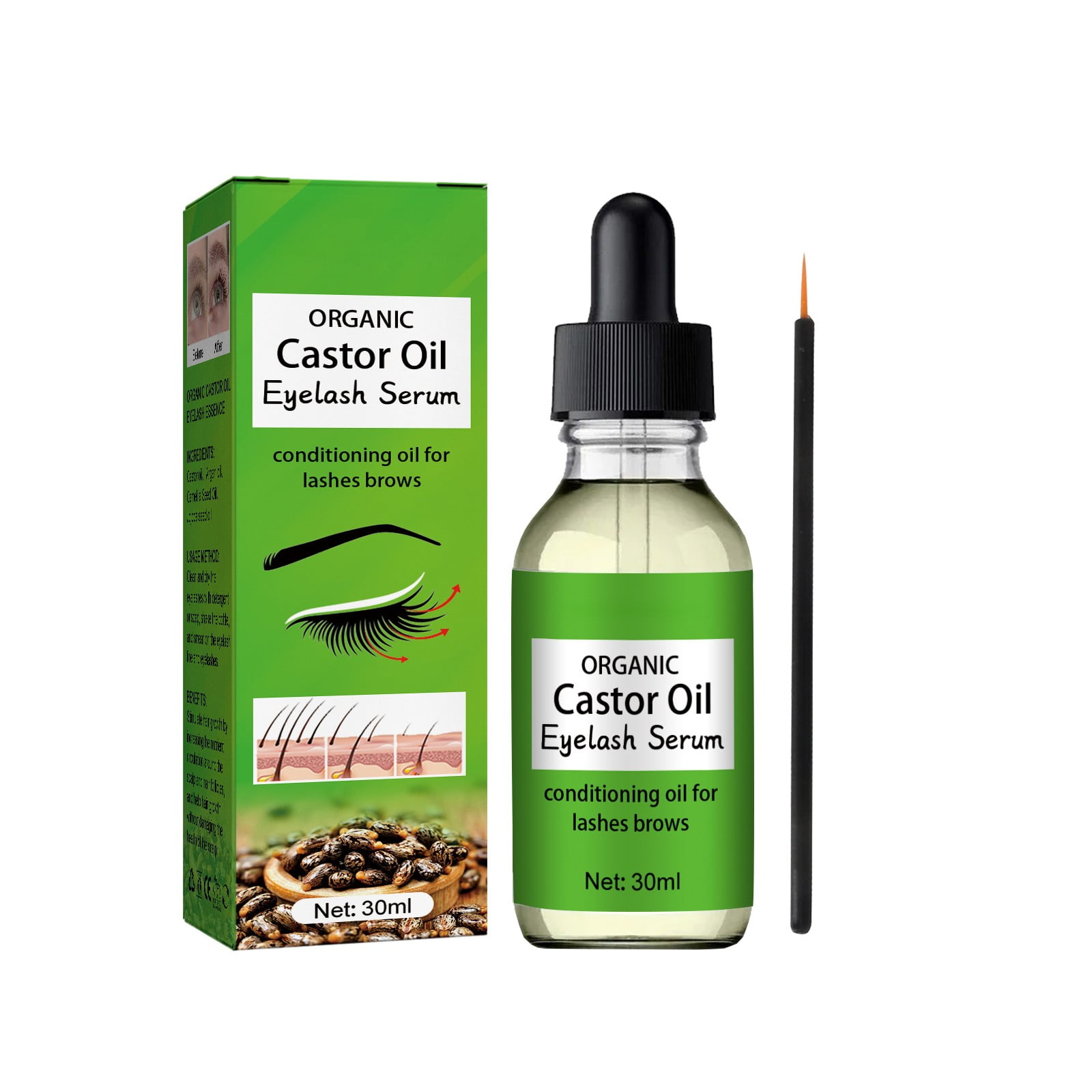 Oil Mascara Is Slim Dark Dense Moist Curly Mild And Traceless Growth ...