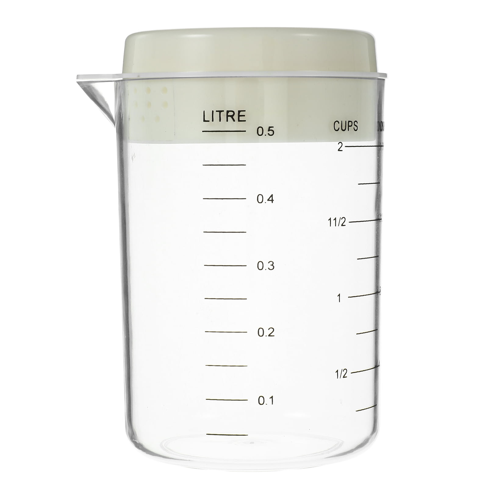 Transparent Oil Measuring Cup and Drink Dispenser for Accurate Rice and ...