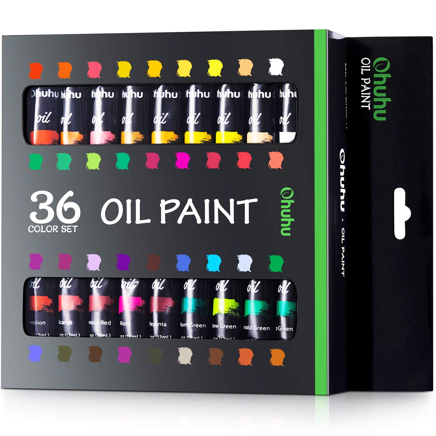 Oil Paint Set, 36 Oil-Based Colors, Artists Paints Oil Painting Set ...