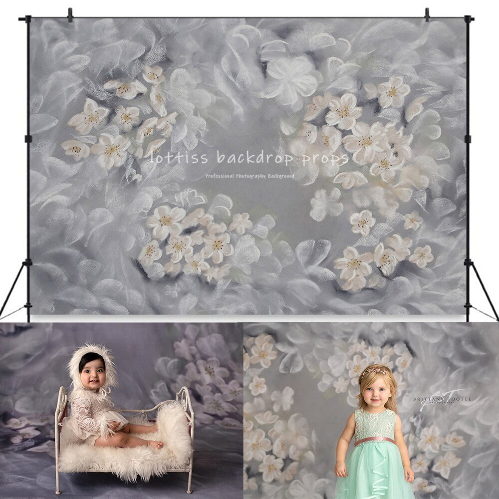Oil Painting Flower Photography Backdrop Kids Pregnant Woman Art ...