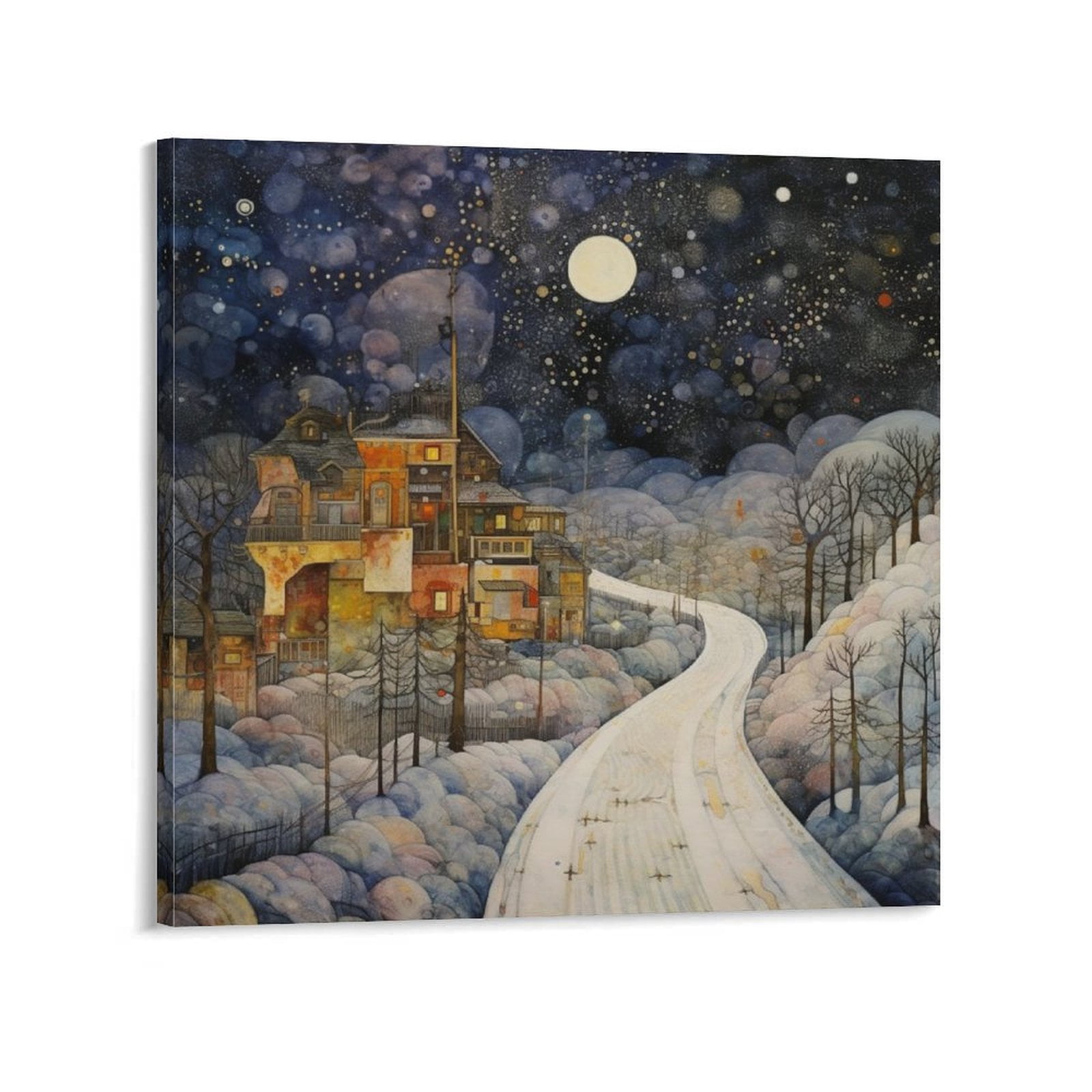 Oil Painting Kaoru Yamada Framed Wall Art Canvas Wall Art Painting On ...