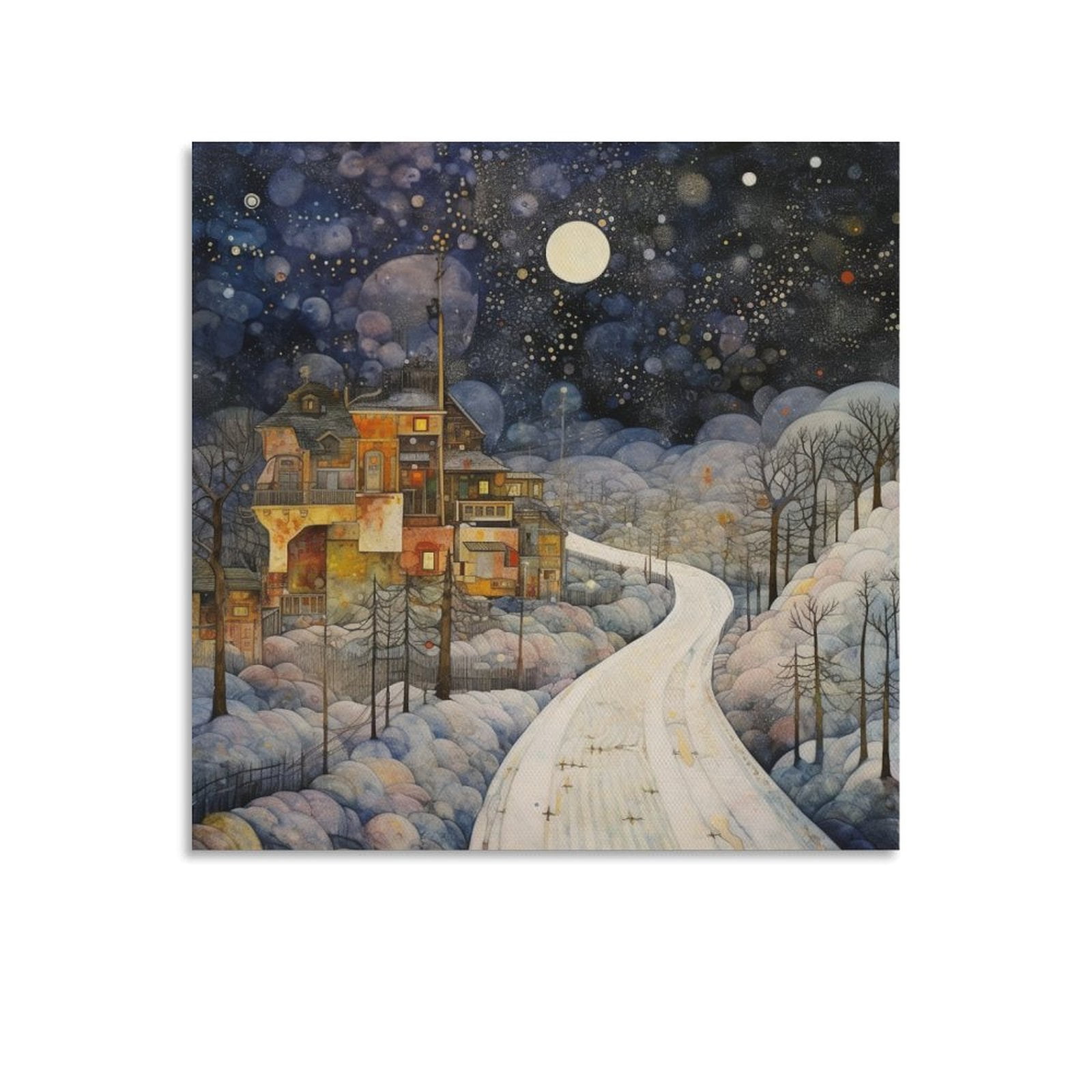 Oil Painting Kaoru Yamada Framed Wall Art Canvas Wall Art Room Aesthetic Poster Print Art Wall ...