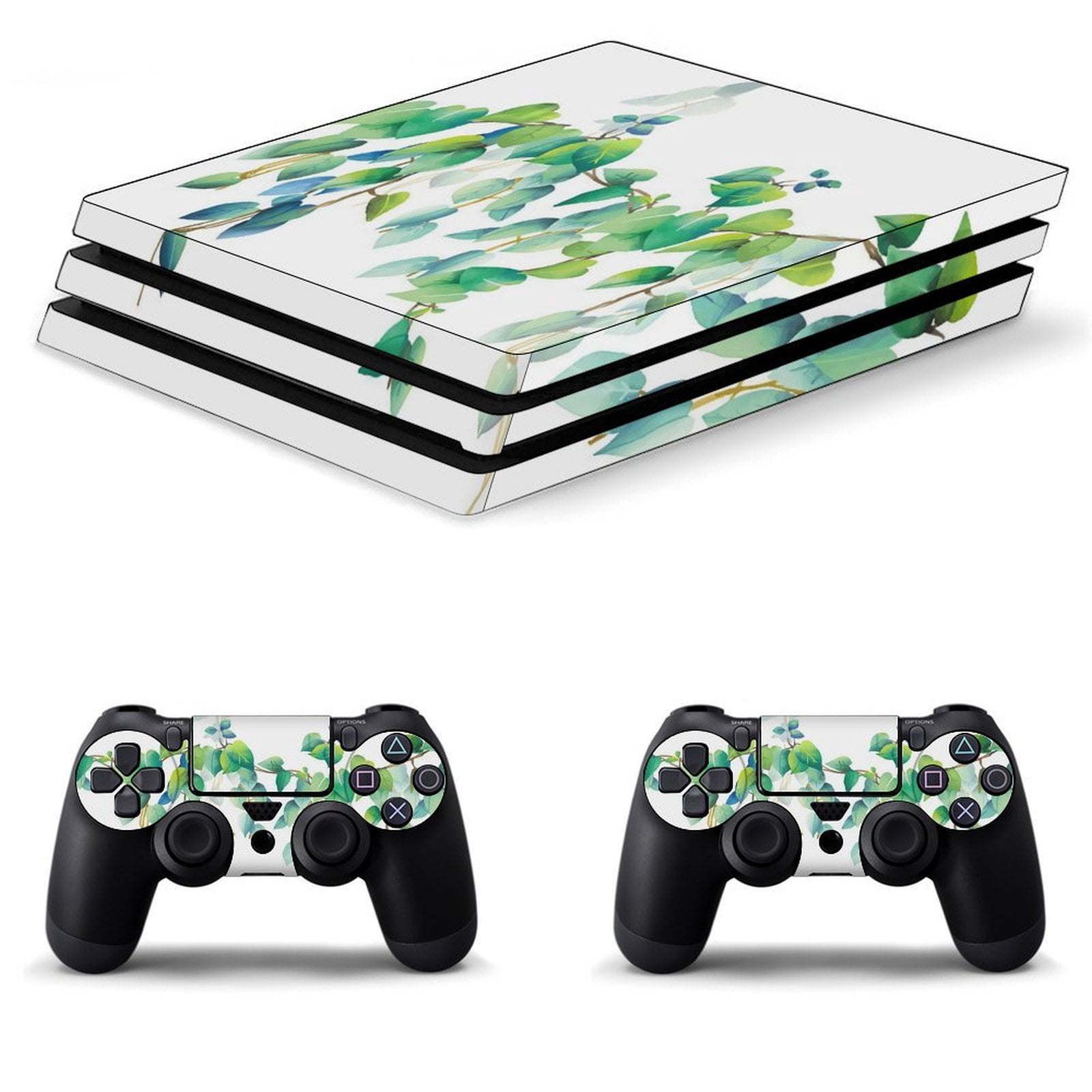 Oil Painting Summer Drooping Green Leaves PS4/PS4 Pro/PS4 Slim Skin ...