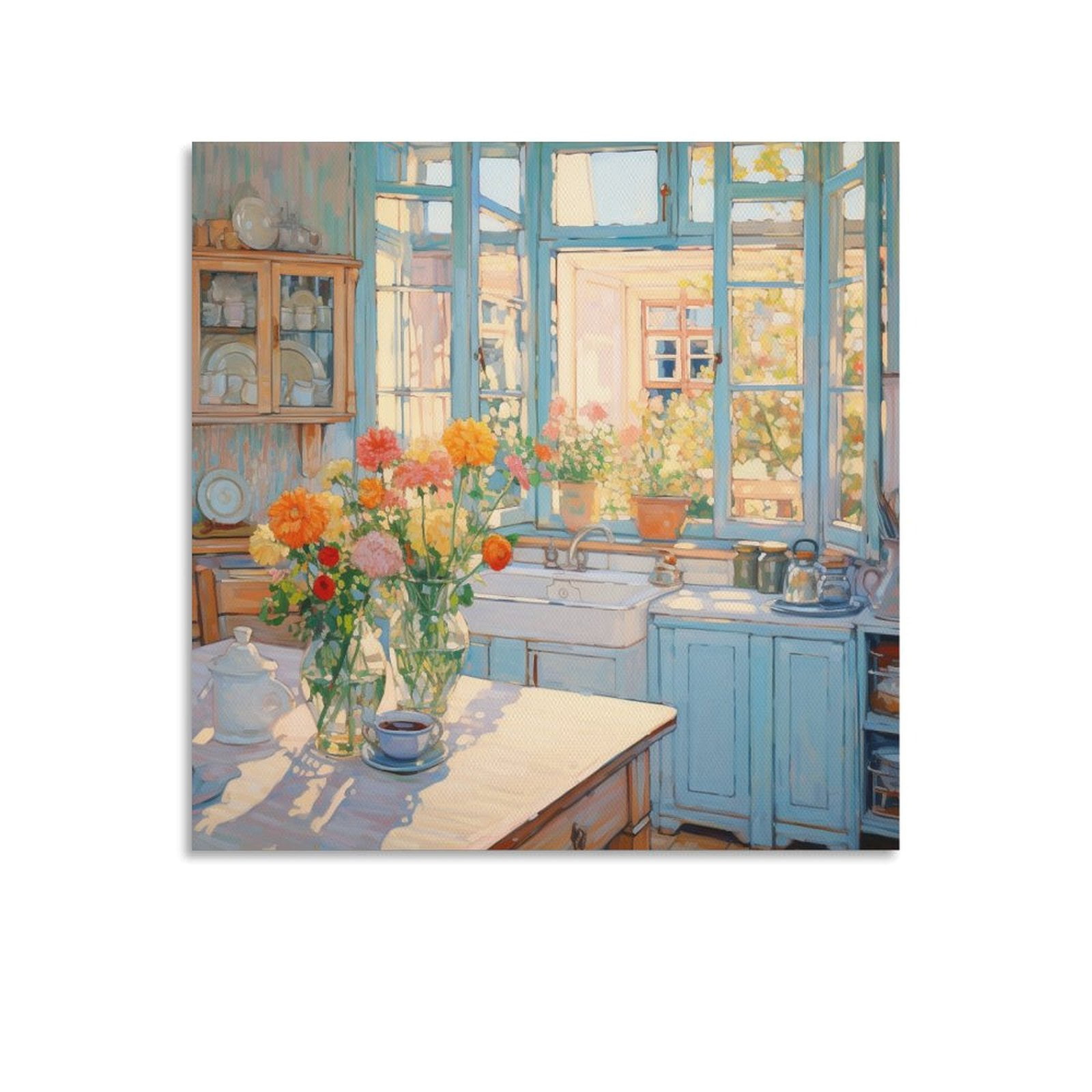 Oil Painting Vintage Wall Art Kaoru Yamada Canvas Wall Art Posters Wall ...