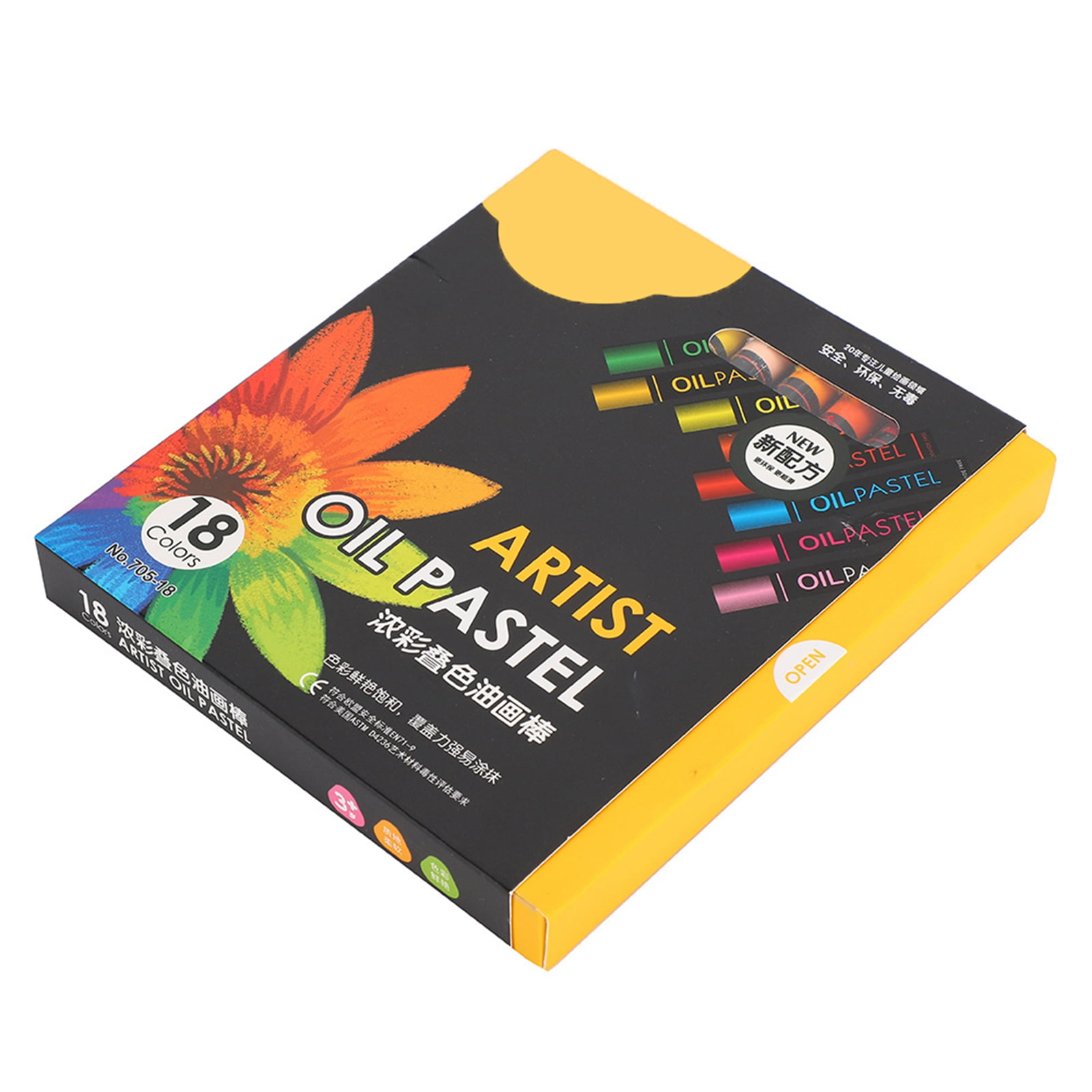 Oil Pastel 18 HeavyColor Graffiti Crayon Set Children Cartoon Painting ...