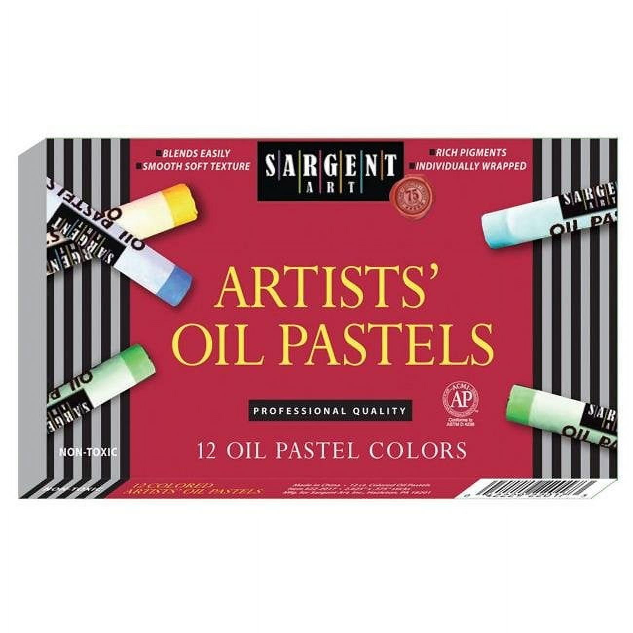 Oil Pastels, 12 Colors Per Box, 12 Boxes - Walmart Business Supplies