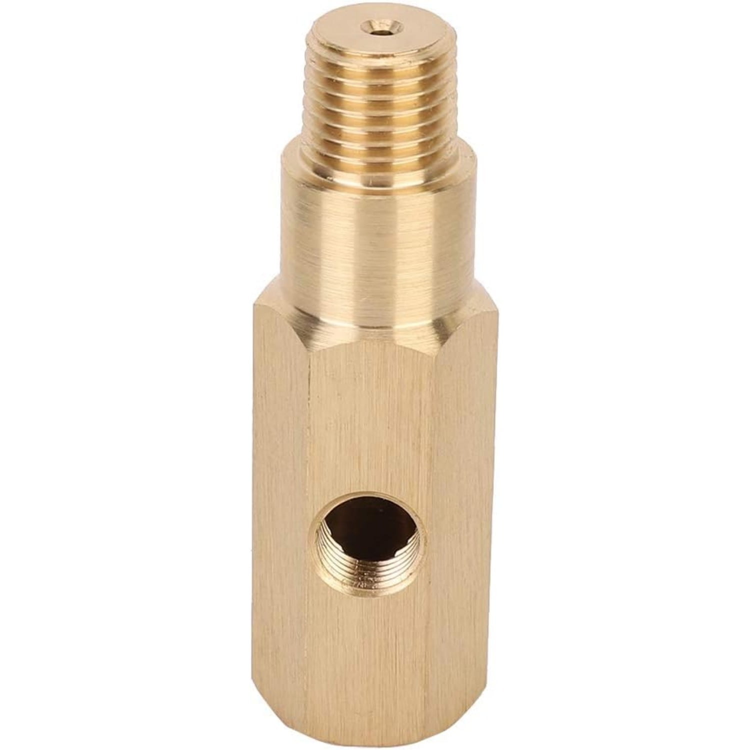Oil Pressure Gauge Adapter 1/4 NPT Brass T Piece Sender Oil Pressure ...