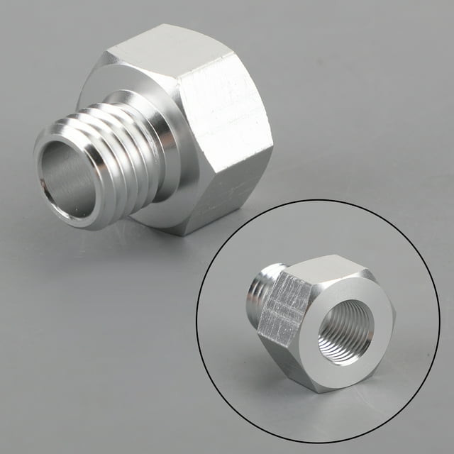 Oil Pressure Sensor Adapter Stainless Steel M12X1.5Mm To 1/8 Npt For GM ...