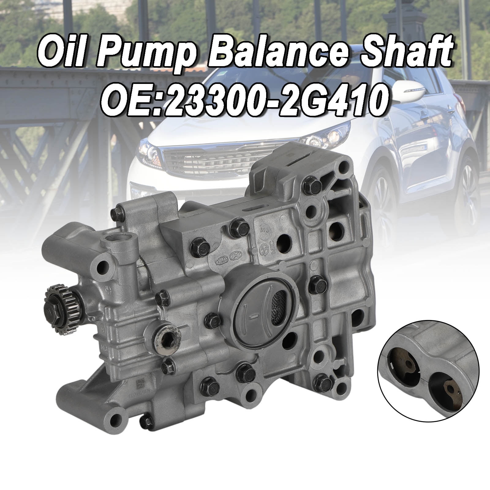 Oil Pump Balance Shaft 23300-2G410 20teeth for Kia 2.4L Optima Sportage 2.0L - Walmart.com
