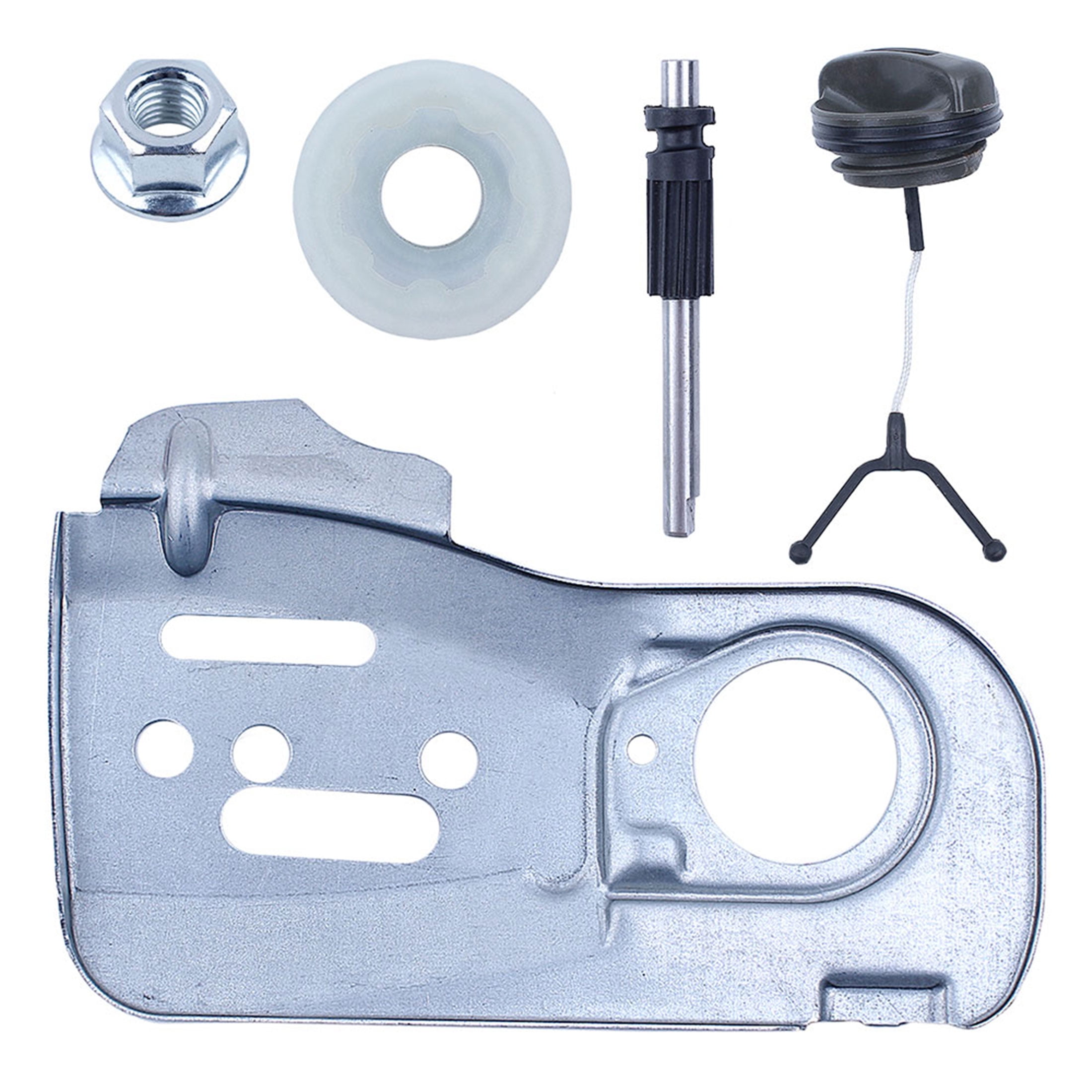 Oil Pump Inner Bar Guide Plate Nut Kit for Husqvarna 450 445E 445 450E ...