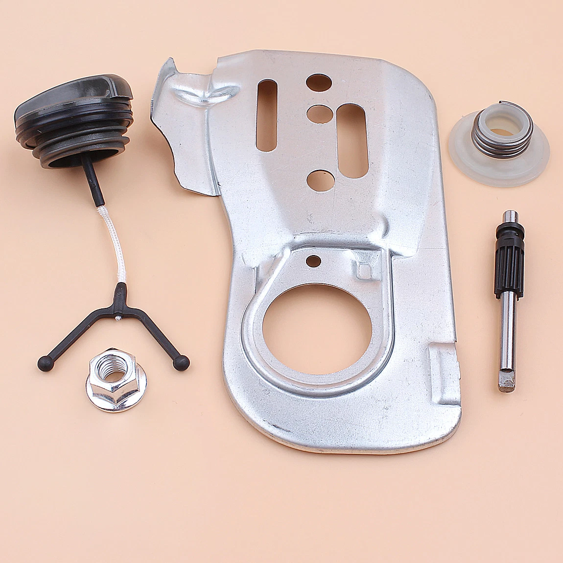 Oil Pump Inner Bar Plate Cap Worm Gear Kit For Jonsered Cs2245 Cs2250 S ...