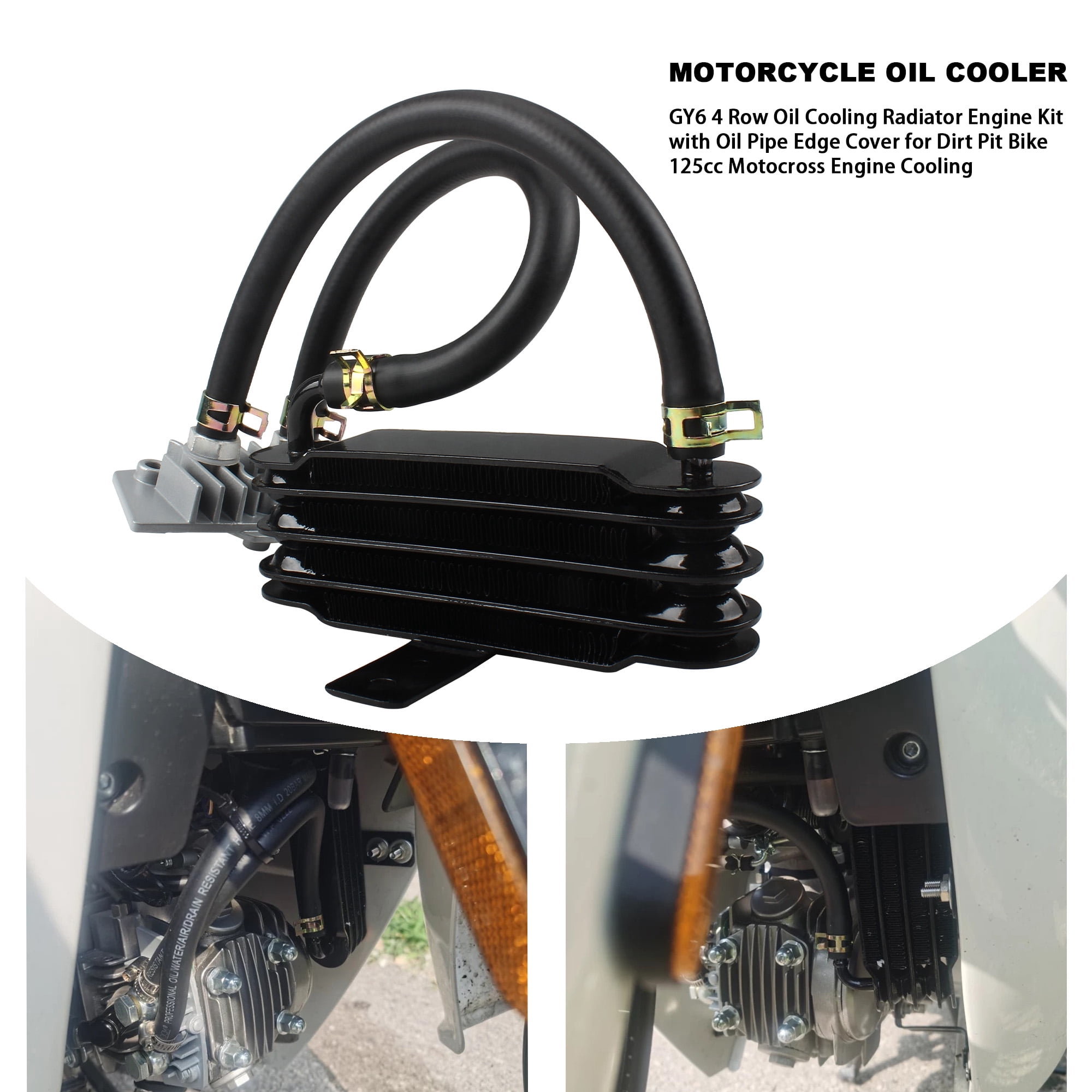 Oil Radiator Motorcycles Oil Cooler For Honda Monkey 125 Accessories ...