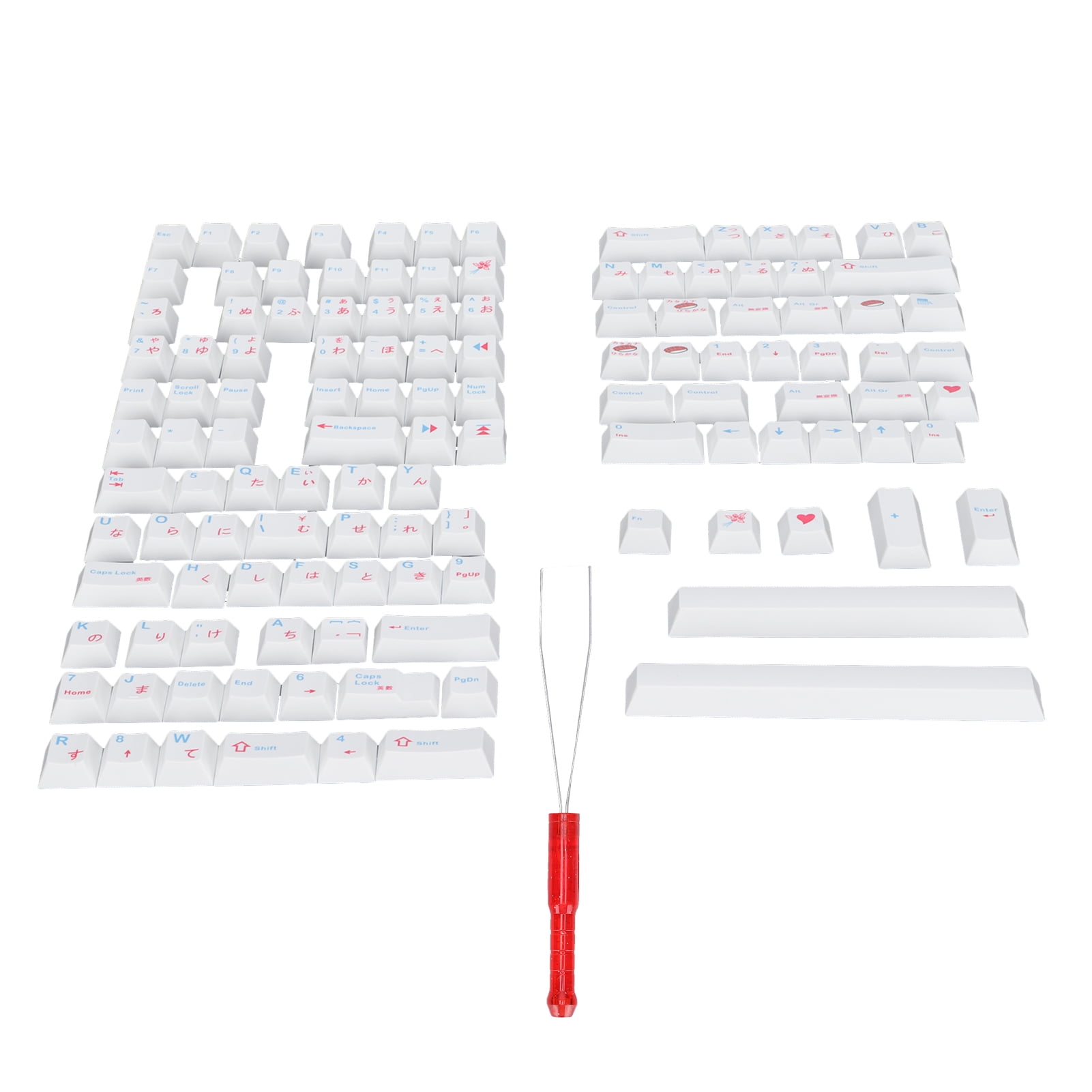 Oil-Resistant, Personality-Filled, 123-Key Cartoon Gaming Set for ...