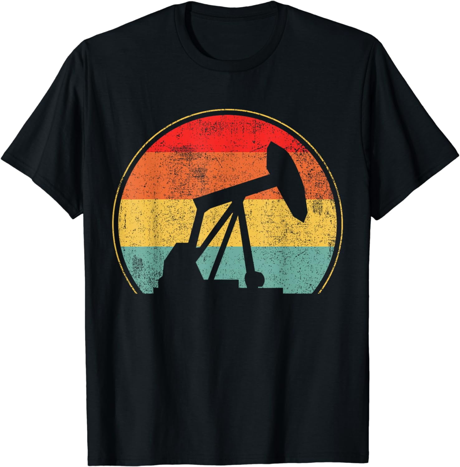 Oil Rig Oilfield Pump Jack Oil Worker T-Shirt - Walmart.com