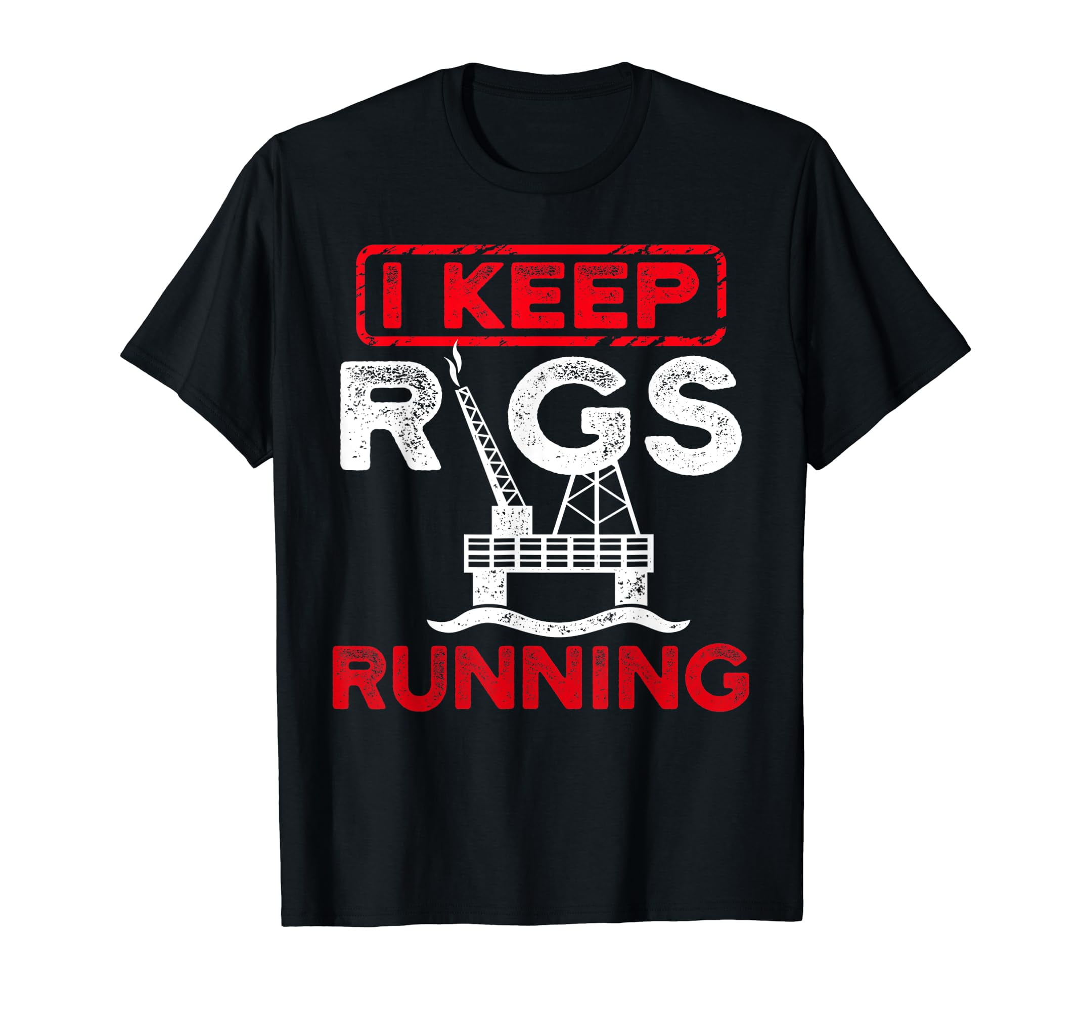 Oil Rig Worker Rigs Running USA American Gas Oilfield T-Shirt - Walmart.com