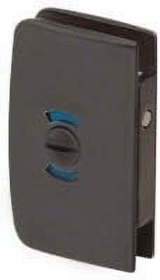 Oil Rub Bronze Swinging Glass Door Lock with Indicator for 5/16" to 1/2 ...