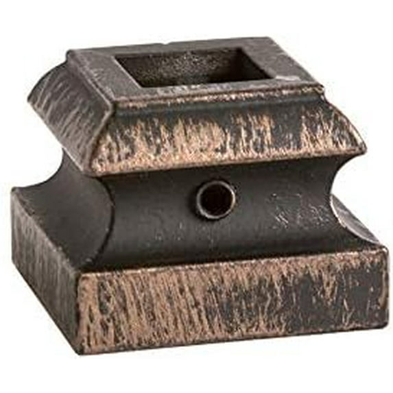 Oil Rubbed Bronze 16.3.20 Flat Base Shoes for 9/16 inch Square Iron ...