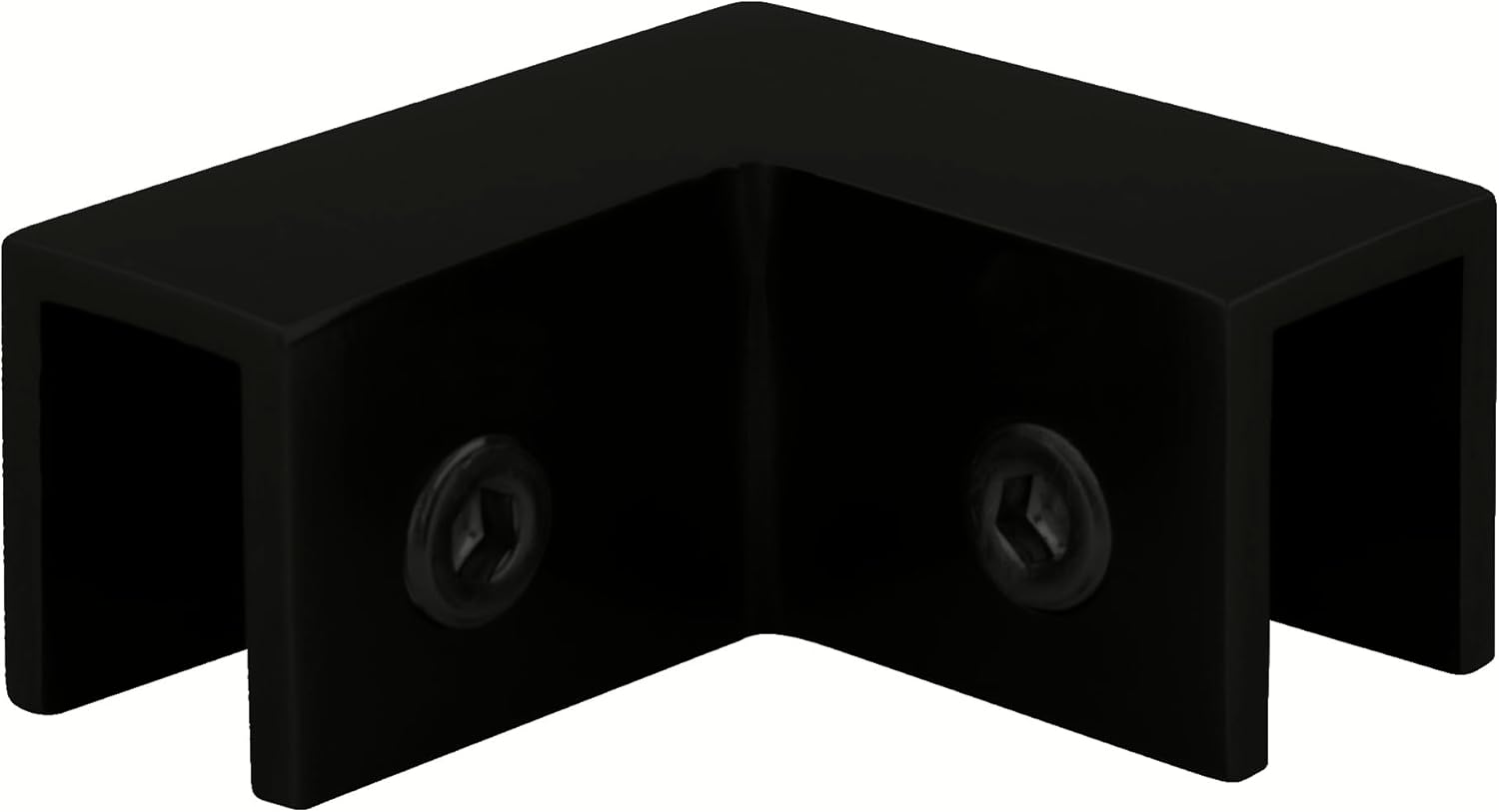 Oil Rubbed Bronze 90 Degree "Sleeve Over" Glass Clamp - Walmart.com