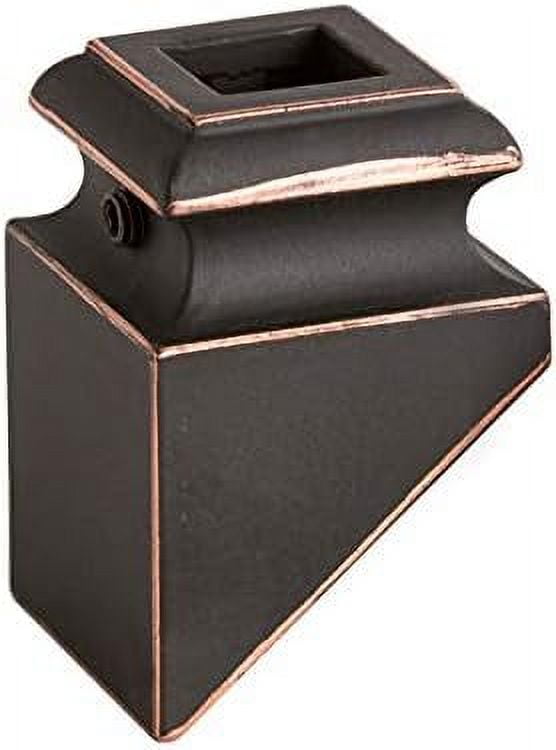Oil Rubbed Copper 16.3.2 Angled Base Shoes for 1/2 inch Square Iron ...