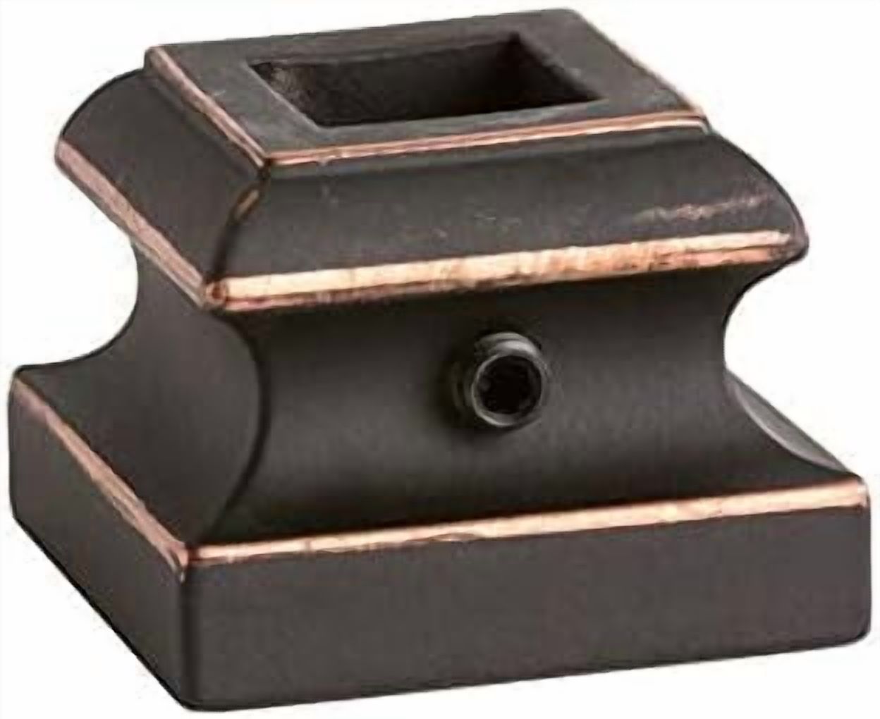 Oil Rubbed Copper 16.3.20 Flat Base Shoes for 9/16 inch Square Iron ...