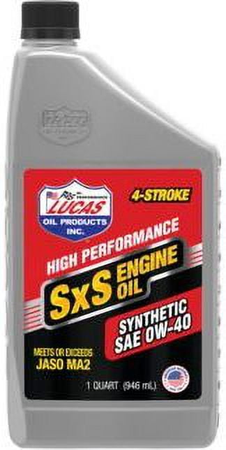 Oil SXS UTV Synthetic Engine Oil 0w40 Quart - Walmart.com