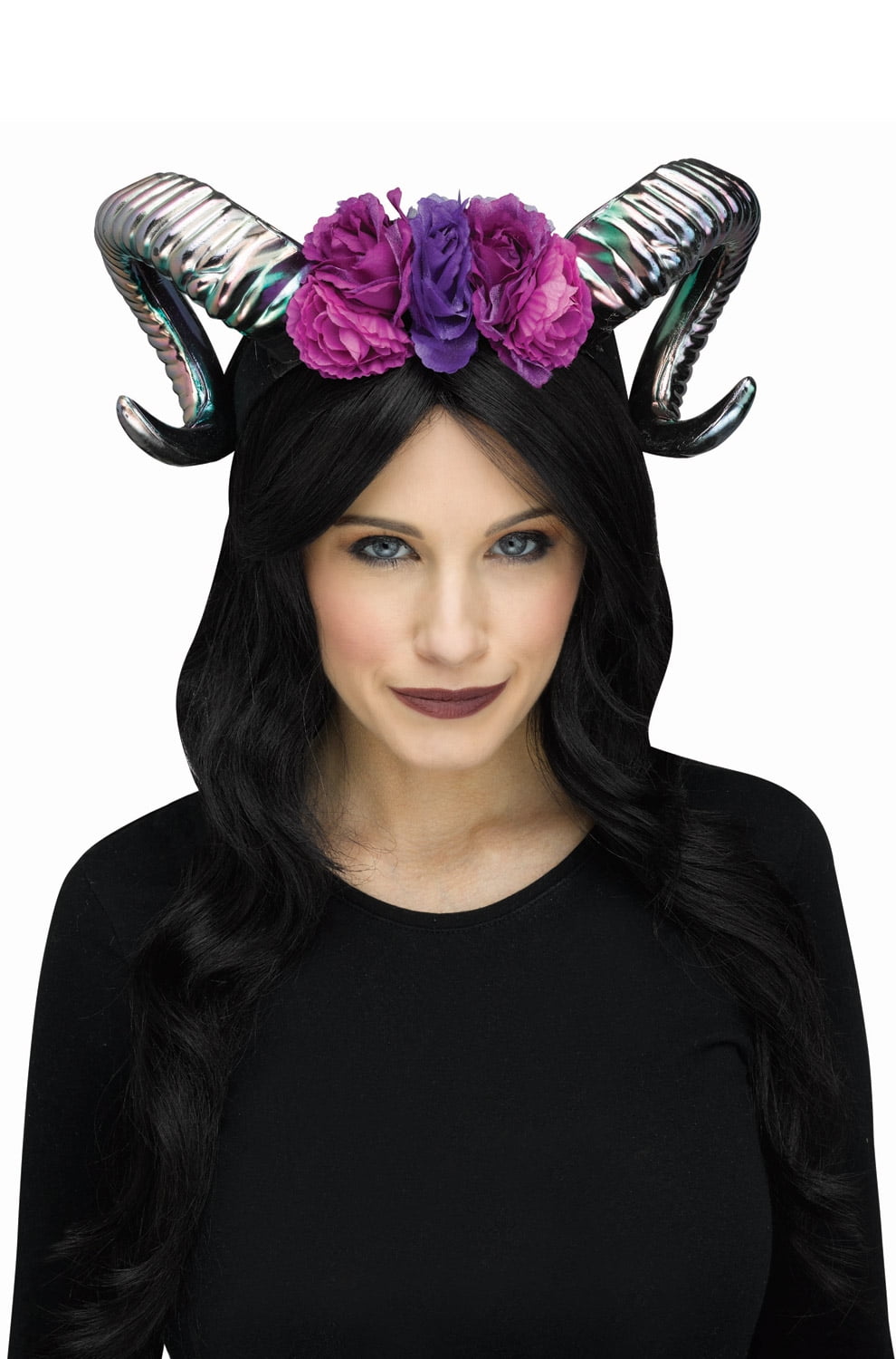 Oil Slick Horn Flower Headpiece - Walmart.com